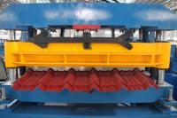 China Customized Steel Tile Forming Machine 220V/380V with 75mm Roller Diameter for sale