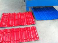 China Steel Tile Roll Forming Machine with 220V/380V Voltage 15-20m/min Speed for sale