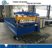 China 1000mm Width Corrugated Steel Forming Machine 8T Weight for sale