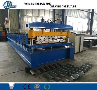 China 1000mm Width Corrugated Steel Forming Machine 8T Weight for sale