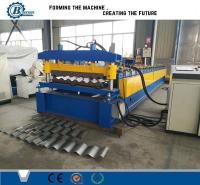 China Hydraulic Corrugated Steel Roll Forming Machine With Cutting System for sale