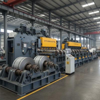 China High Speed Slitting Machine with PLC Automated Control and Carbide Slitter Blades for Metal Slitting Line and Cut To Length Line for sale