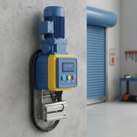 China Automatic Operation 5.5KW Power Roller Shutter Door Machine with PLC Control System for Industrial Applications for sale