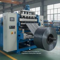 China Roof Panel Roll Forming Machine with Omron Encoder Cr12Mov Cutter Material and 10-25m/min Forming Speed for sale