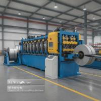 China Corrugated Roll Forming Machine with ±2mm Cutting Accuracy, 8T Strength, and PLC Control System for Precise Metal Shaping for sale