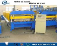 China 5KW PLC Controlled Metal Roofing Roll Forming Machine Thickness 0.3 - 0.8mm for sale