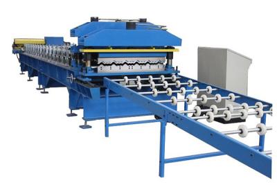 China 220V/380V Voltage High Voltage Tile Roll Forming Machine with Hydraulic Cutting System for sale