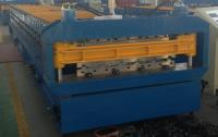 China Blue Double Layer Roll Forming Machine with 7.5KW Main Motor Power and 8.5T Capacity for sale