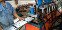 China High Speed 16KW Door Frame Roll Forming Machine , Steel Rolling Shutter Machine for sale