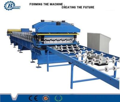 China High Speed Hydraulic Glazed Tile Roll Forming Machine PLC Control For Construction for sale
