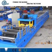 China 18.5 Kw Sheet Metal C Channel Roll Forming Machine With Auto Cutting for sale