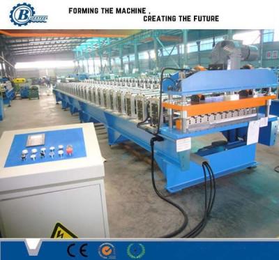 China 5.5 Kw Hydraulic Wall / Roof Metal Roll Forming Machine For Buildings for sale