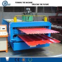 China 0.3-0.8mm Raw Material Double Layer Roll Forming Machine with 8-12m/min Forming Speed for sale