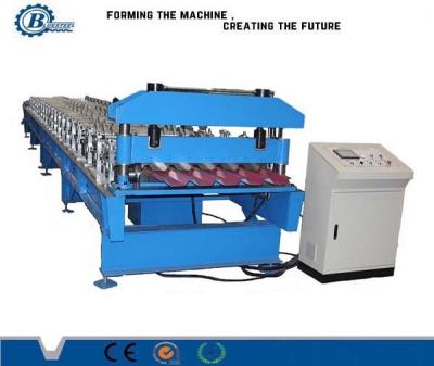 China Metal Sheet Roofing Panel IBR Roll Forming Machine With 8-25m / min Speed for sale