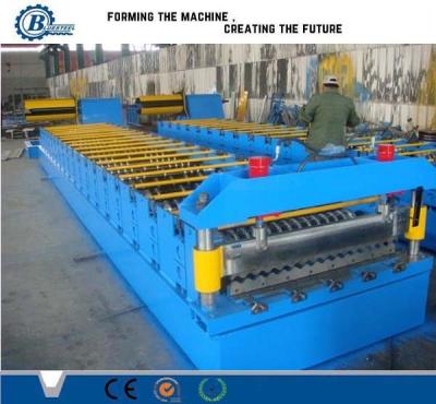 China Automatic Metal Steel Panel Roof Sheet Roll Forming Machine Roof Tile Making Machine for sale