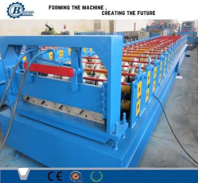 China 550Mpa Strength Steel Roof Panel Roll Forming Machine For Colors Metal for sale