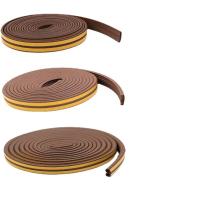 China Self-adhesive Epdm Door Window Insulation Draught Excluder Sponge Weatherstrip Foam Seal Strip for sale