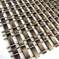China Architectural Woven Partitions Decorative Metal Mesh Panels 316 Stainless Steel for sale