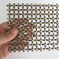 China Architectural Woven Partitions Decorative Metal Mesh Panels 316 Stainless Steel for sale