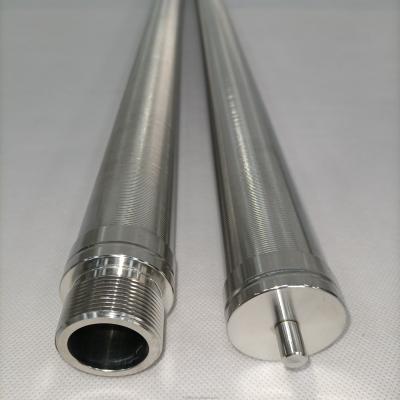 China Stainless Steel 304 Johnson Wedge Wire Screen 200 Micron Filter Mesh for sale