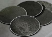 China 316 Stainless Steel Wire Mesh Filter Discs 1000um Thickness 2 inch Width for sale