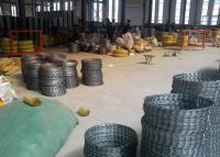 China BTO 65 Concertina Razor Barbed Wire 600mm Diameter For Building Wall for sale