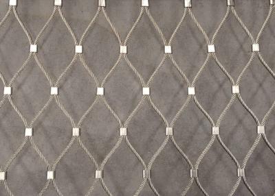 China Durable Ferrule Stainless Steel Wire Rope Mesh 316L Galvanized 4m Width for sale