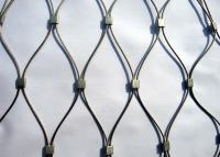 China Durable Ferrule Stainless Steel Wire Rope Mesh 316L Galvanized 4m Width for sale