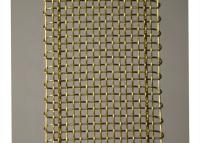 China SS 316 Woven Copper Wire Mesh Screen 2mm diameter Edge Wrapped for sale