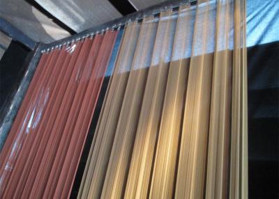 China Silver Decorative Wire Mesh / Metal Mesh Curtain Panels 12m width Lacquer coating for sale