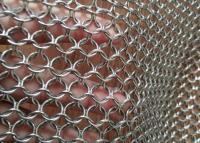 China 5mm Decorative Metal Ring Mesh / Chain Mail Curtain SS316 for sale