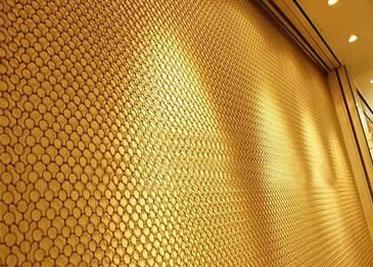 China 5mm Decorative Metal Ring Mesh / Chain Mail Curtain SS316 for sale