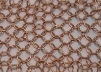 China 5mm Decorative Metal Ring Mesh / Chain Mail Curtain SS316 for sale