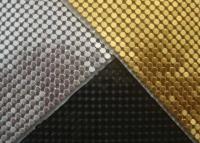 China Aluminium Metallic Sequin Fabric Curtain Panels 4mm 8mm Customized for sale
