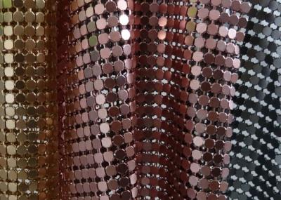China Aluminium Metallic Sequin Fabric Curtain Panels 4mm 8mm Customized for sale