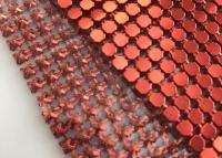 China Aluminium Metallic Sequin Fabric Curtain Panels 4mm 8mm Customized for sale