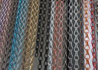 China 12mm hole Decorative Wire Mesh / Aluminum Chain Link Fence Plain Weave for sale