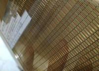 China Decorative Architectural Wall Cladding Woven Wire Mesh Laminated Glass for sale