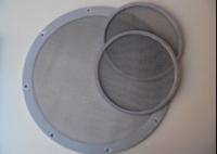 China Polished Wire 304 Stainless Steel Mesh Filter Discs 250mm Diameter Wear Proof for sale