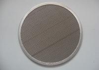 China Polished Wire 304 Stainless Steel Mesh Filter Discs 250mm Diameter Wear Proof for sale