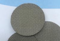 China Sintered 316L Stainless Steel Wire Mesh 0.025mm Thickness for sale