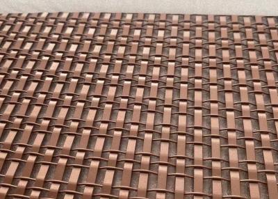 China Cable And Rod Plain Weave Decorative Wire Mesh Stainless Steel Architectural for sale