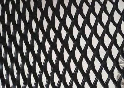 China 4x6 Black Expanding Wire Mesh Metal Powder Coated Anti Corrosion for sale