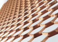 China Building Aluminum Expanded Metal Wire Mesh 3.0mm Thickness Anodized for sale