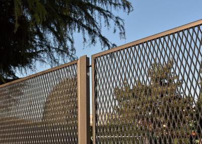China Highway Security Expanded Metal Mesh Fence PVC Coated 2.0m Width 2.5m Height for sale