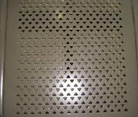 China Slotted Perforated Aluminum Sheet Metal Screen 0.3mm - 1.2mm Thickness for sale