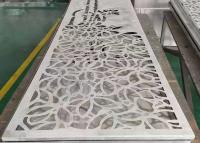 China Irregular Decorative Aluminum Perforated Metal Sheet 0.5mm Thickness 2.0m Width for sale