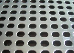 China Construction Perforated Metal Mesh Sheet Panels 100mm Hole 0.3mm Thickness for sale