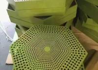 China Stainless Steel Decorative Perforated Sheet Metal Hexagonal 10mm Hole 3.5m Width for sale