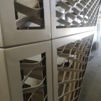 China Aluminum expanded metal mesh Curtain Wall GOLD COPER COLOUR for sale